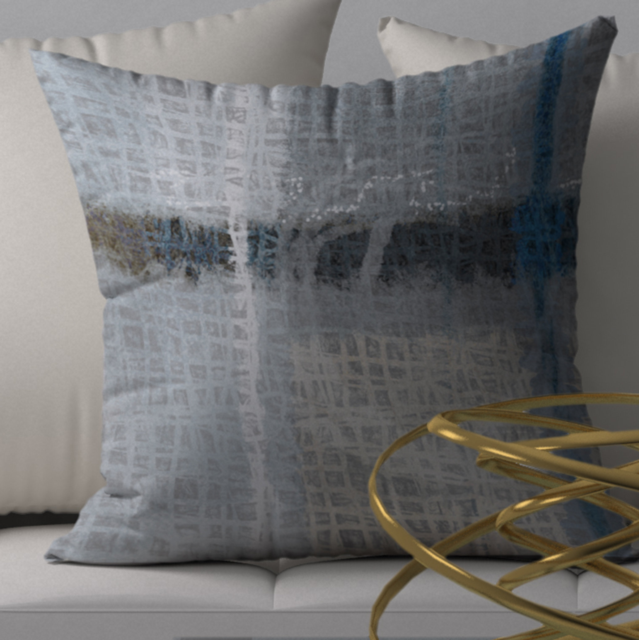 LeRoi Products Abstract Reversible Throw Pillow | Wayfair