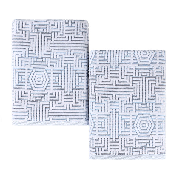 Geometric Bath Towels You'll Love | Wayfair