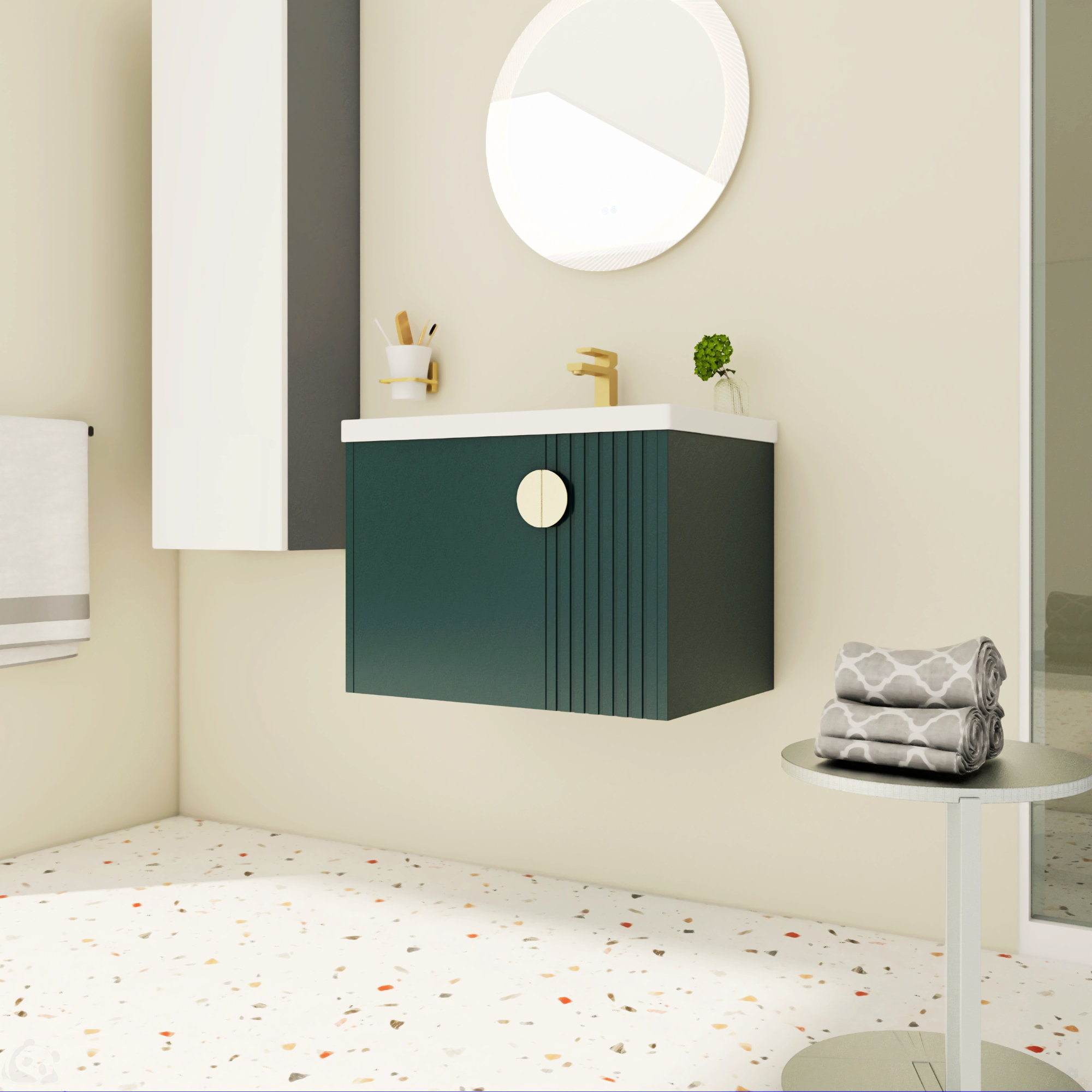 Hokku Designs 28 Inch Bathroom Vanity With Ceramic Sink | Wayfair