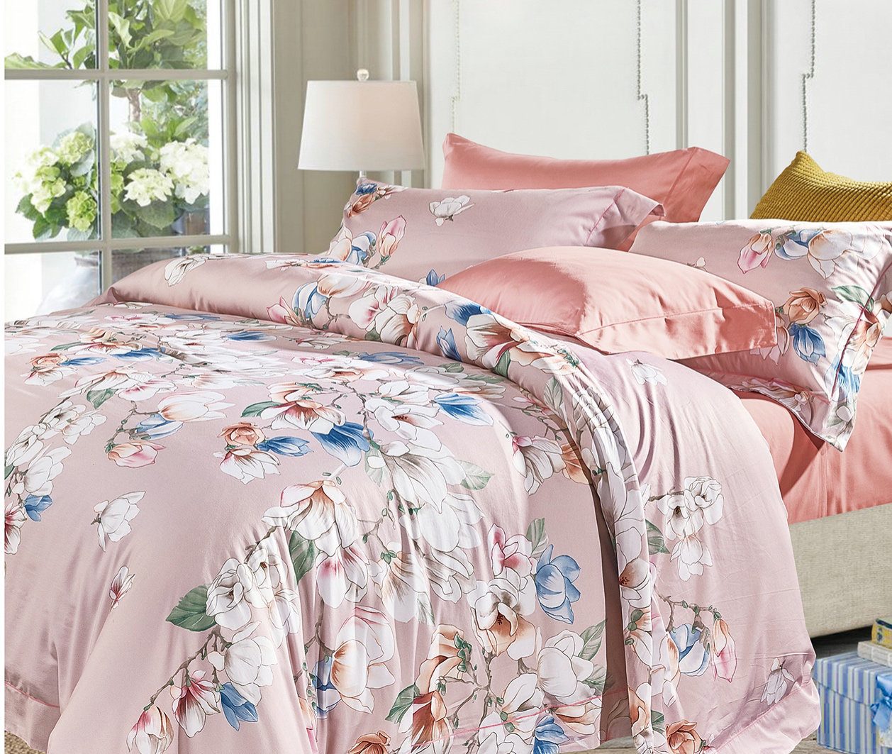 Sweety Pie Inc Beautiful Romantic Garden Duvet Cover Set Floral Print ...