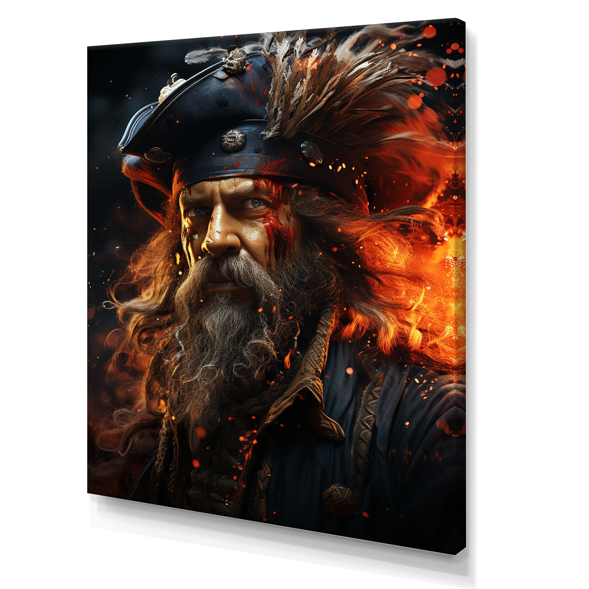 Winston Porter Pirates Corsairs Firy Courage I On Canvas Print | Wayfair