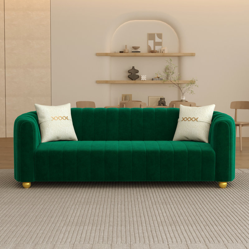 Mercer41 Beonica 83.46'' Velvet Sofa | Wayfair