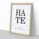 East Urban Home Definition of Hate - Picture Frame Typography | Wayfair ...