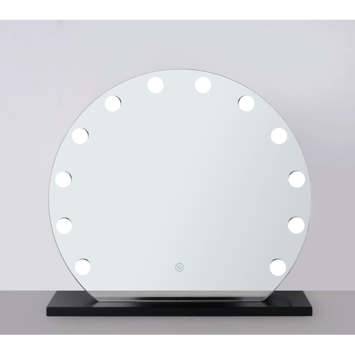 Orren Ellis Syn Metal LED Mirror | Wayfair