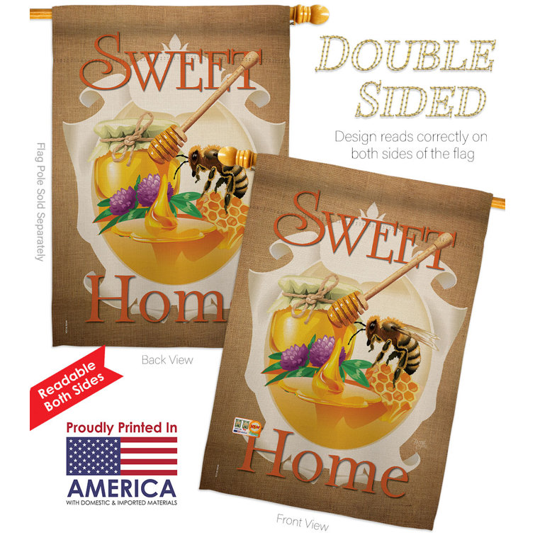 Breeze Decor Double Sided 40'' H x 28'' W Polyester House Flag | Wayfair