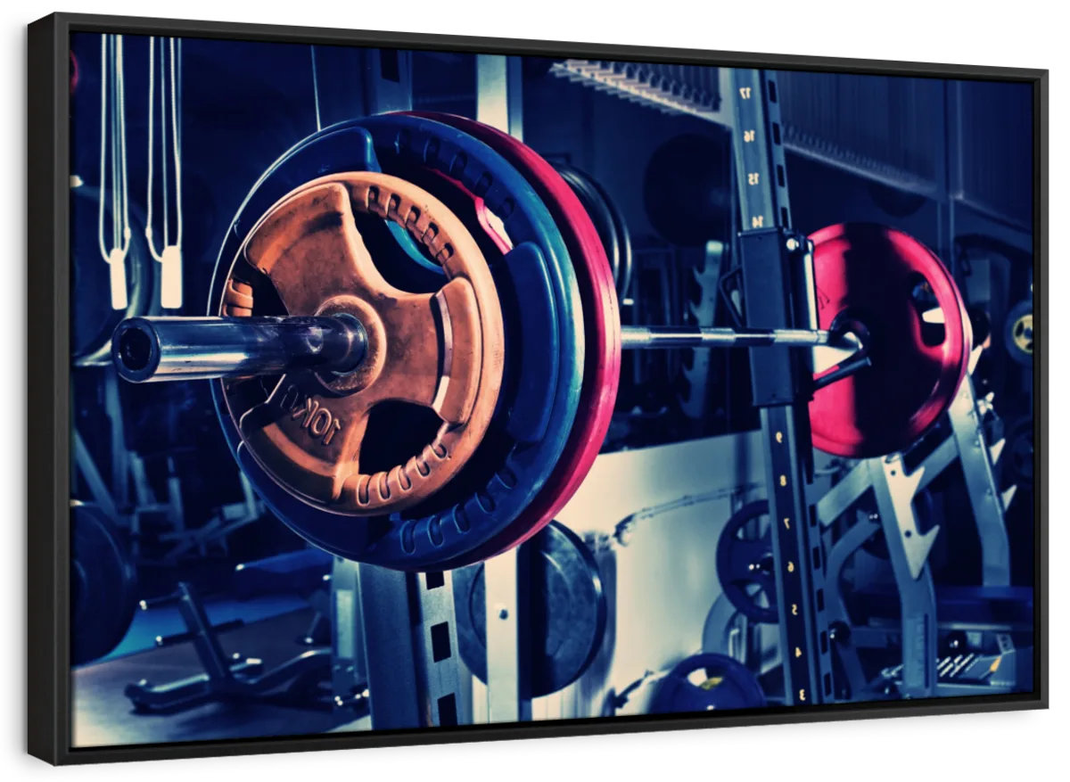 Ebern Designs " Gym Barbell Wall Art " | Wayfair