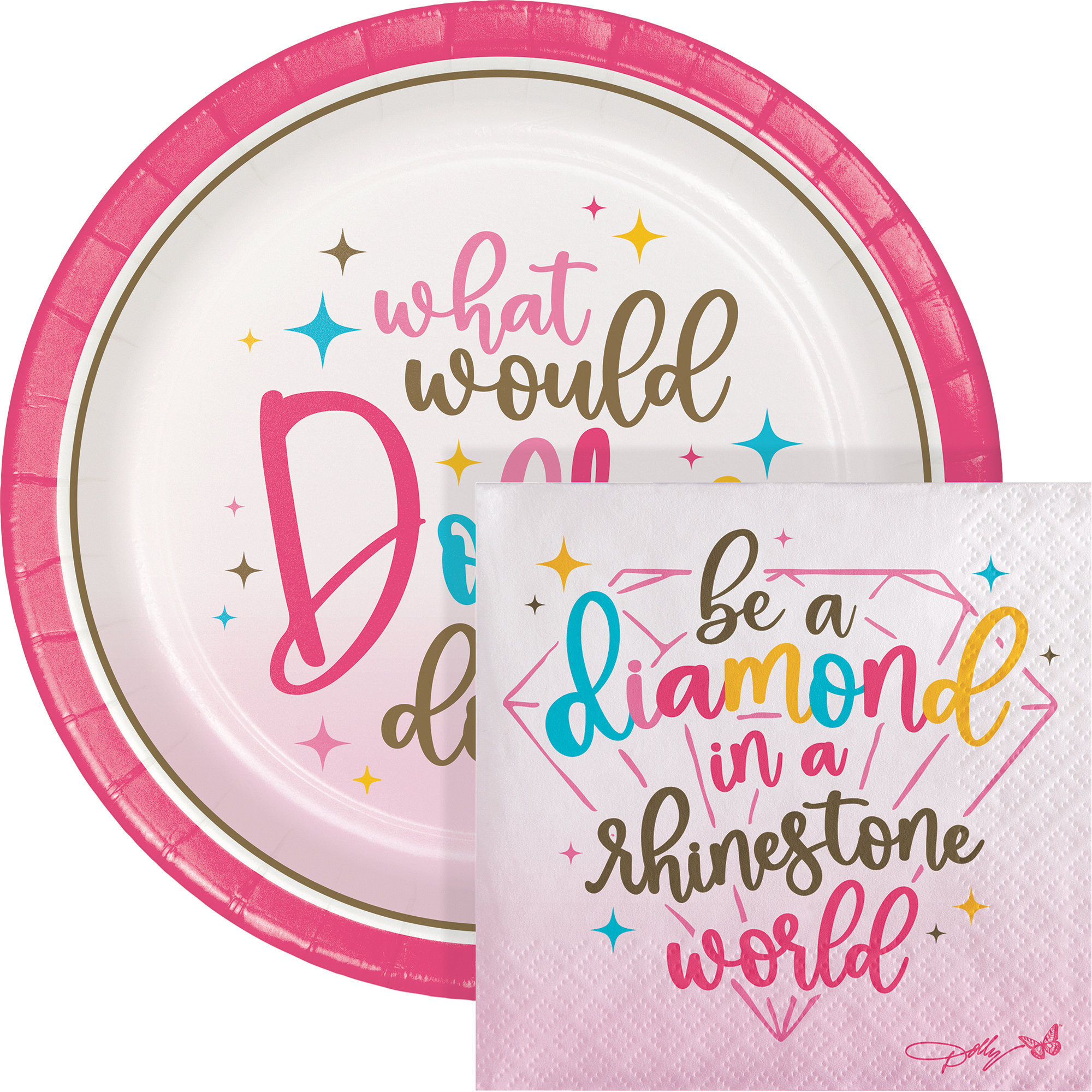 Creative Converting Dolly Parton "What Would Dolly Do?" Cake And ...