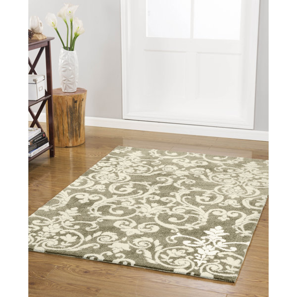 Laura Ashley Halstead Floral Taupe Area Rug & Reviews | Wayfair