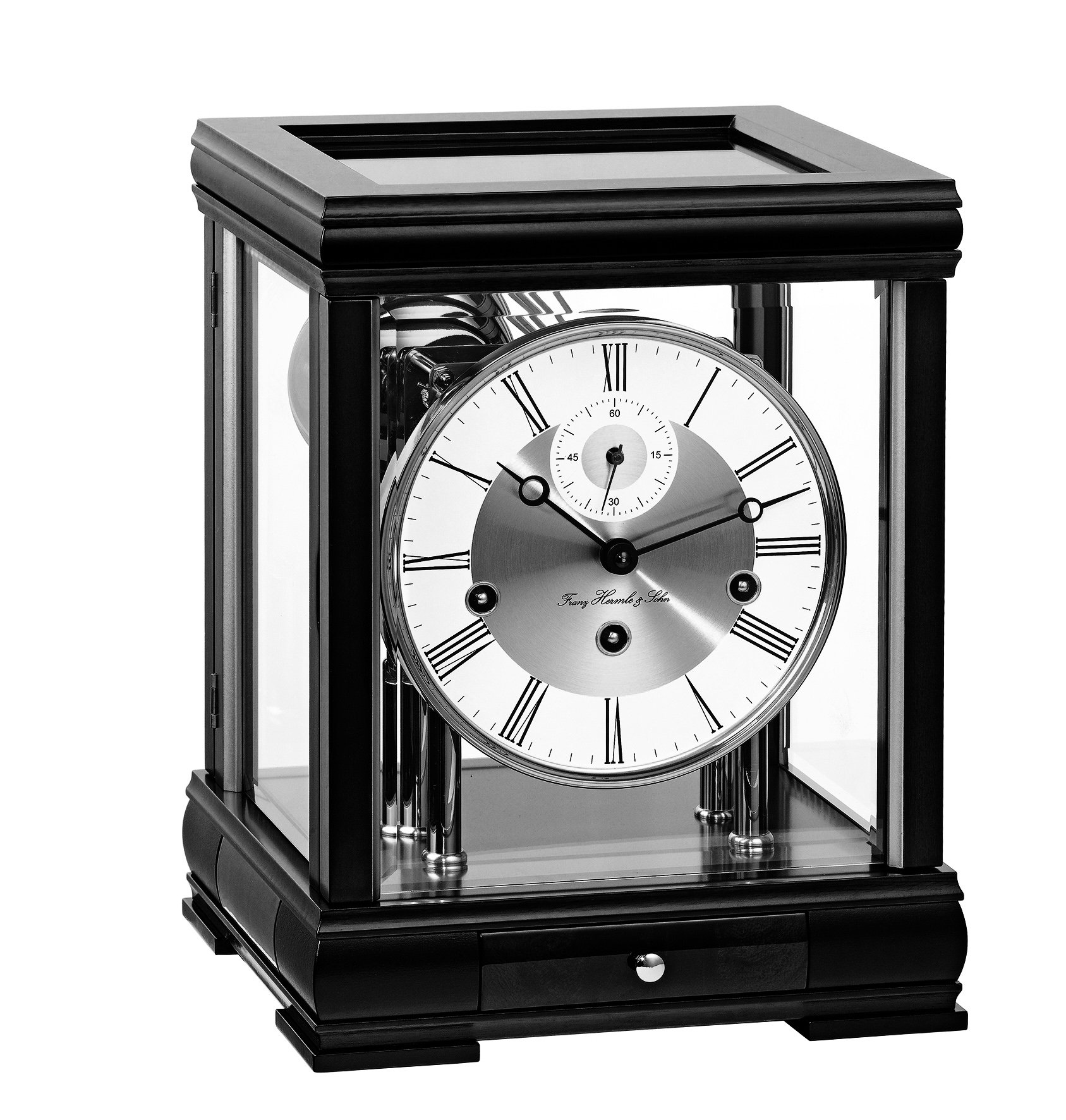 Hermle Analog Mechanical Tabletop Clock | Wayfair
