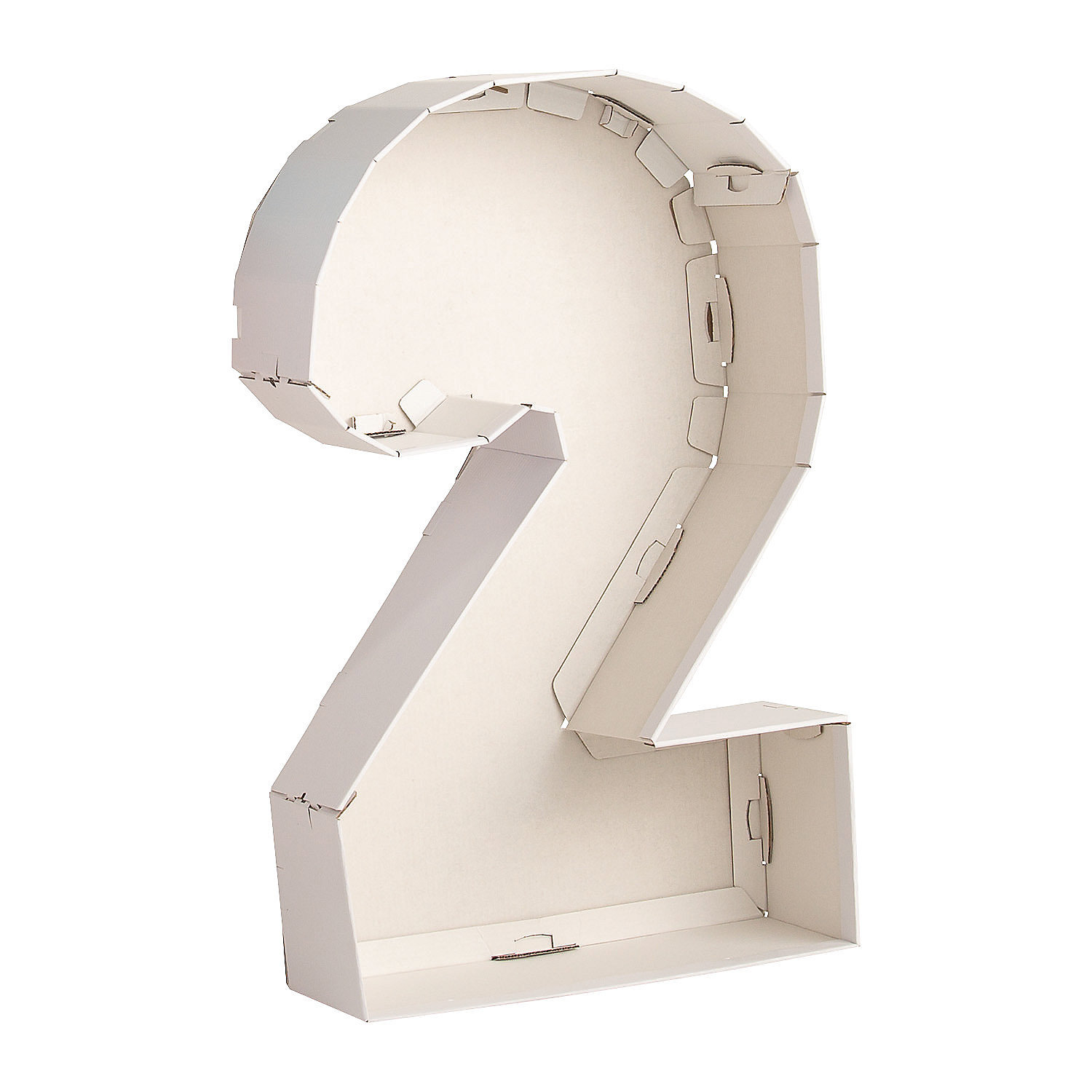 The Party Aisle™ Alvaro Number 2 Stand-Up Letter Block - Wayfair Canada