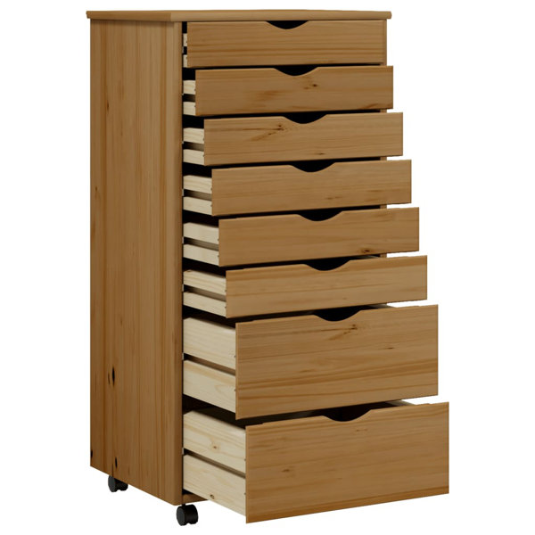 VidaXL 8 Drawer Storage Drawer & Reviews | Wayfair