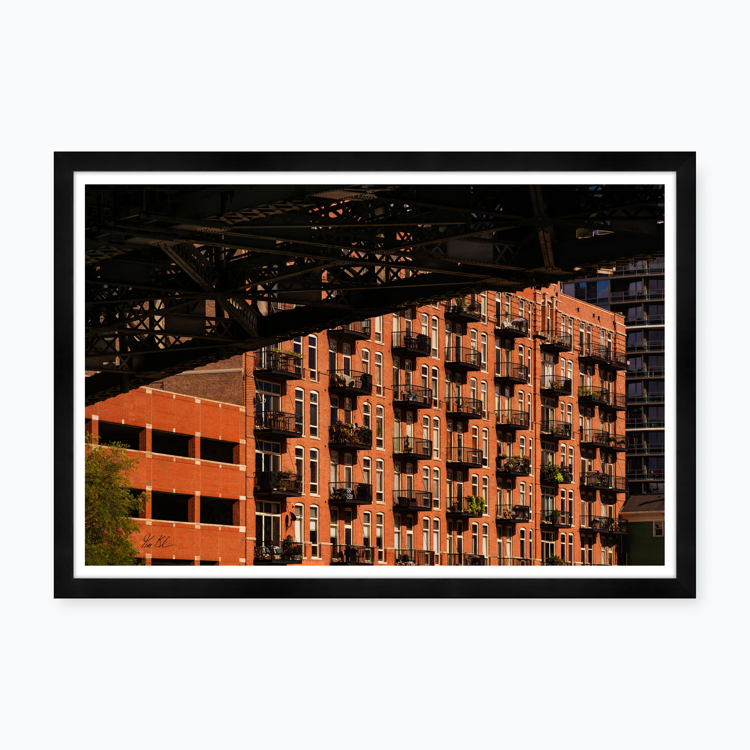Tim Klein Photography Terraced Apartment Building Scape - Picture Frame ...