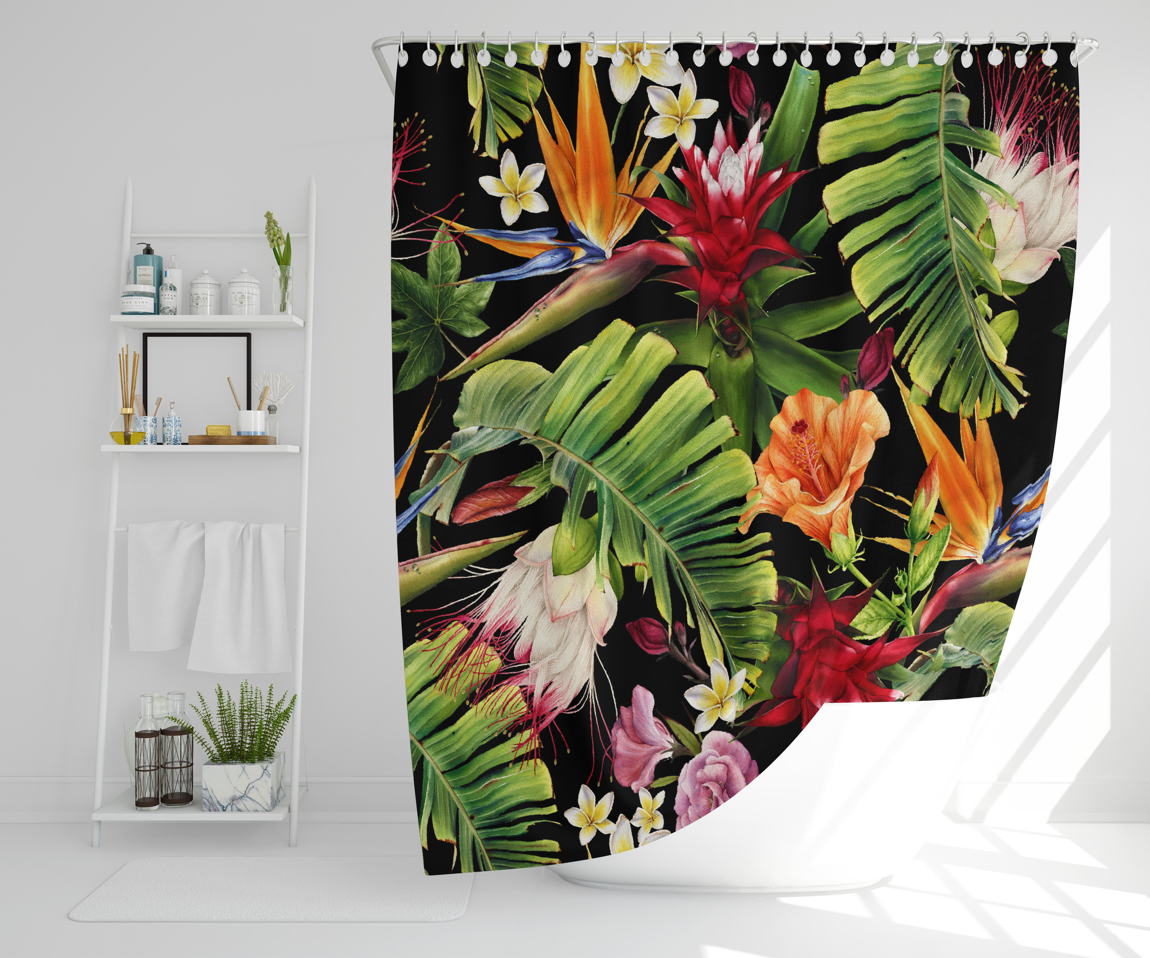 17 Stories Faustina Polyester Shower Curtain | Wayfair.co.uk