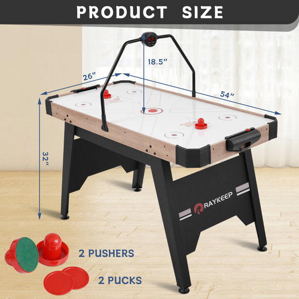 RayChee 54" Air Hockey Table, Indoor Hockey Game Table For Adults And ...