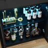 Wrought Studio™ 45.27'' Coffee Wine Bar Cabinet With LED Light ...