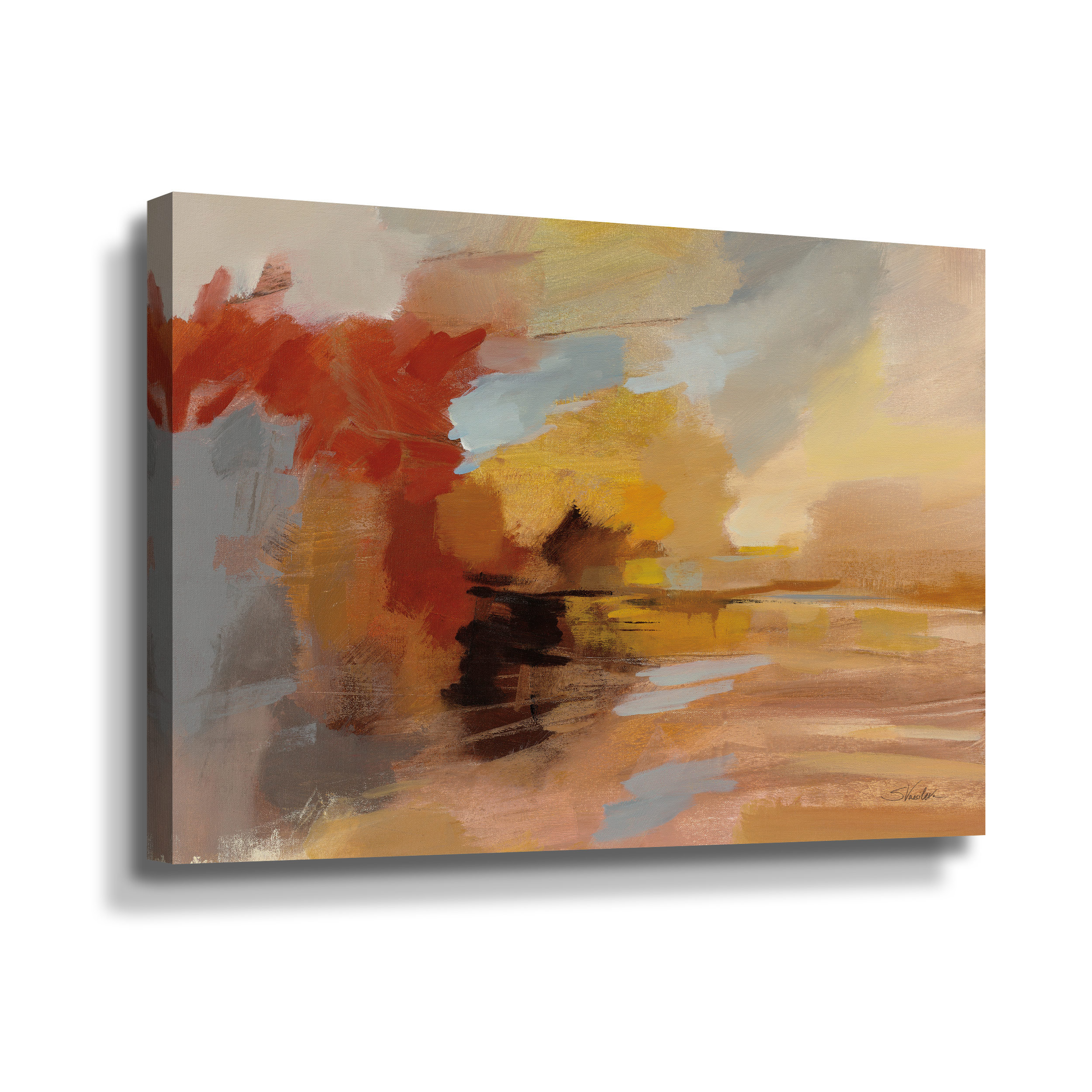 Wrought Studio Sandstorm - Painting on Canvas | Wayfair