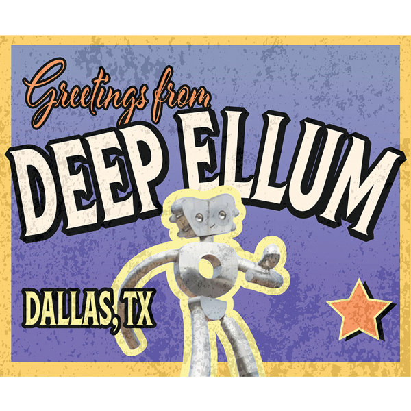 Trinx Deep Ellum Robot Sculpture, Dallas Texas, Graphic Art Wrapped ...