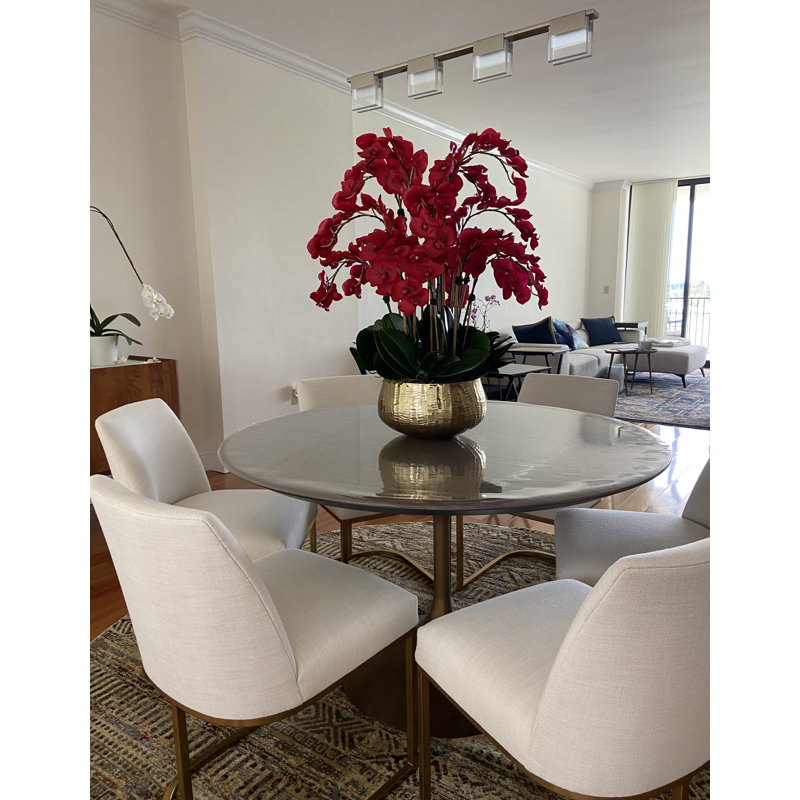 CFA Design Group Roberi Orchid Arrangement in Pot & Reviews | Wayfair