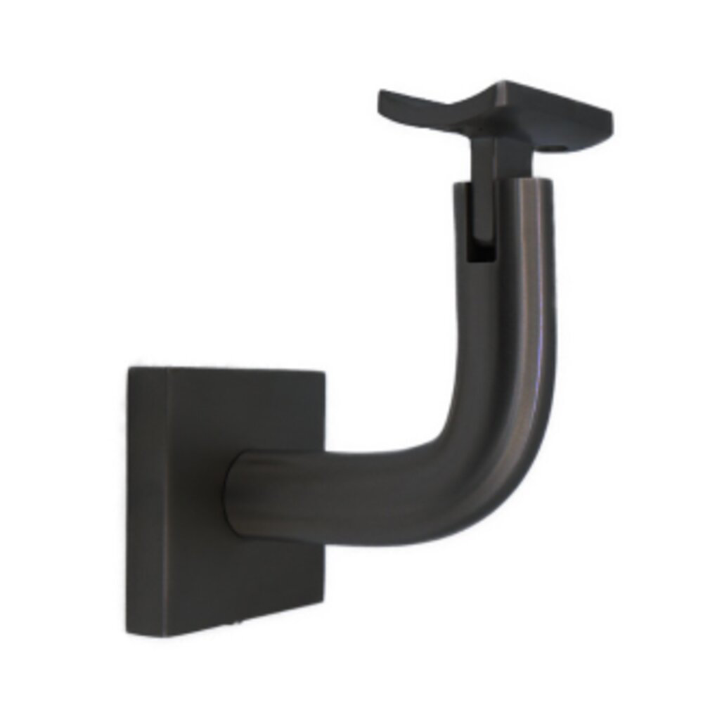Linnea Surface Mount Handrail Bracket with Square Rose and Curved Plate ...