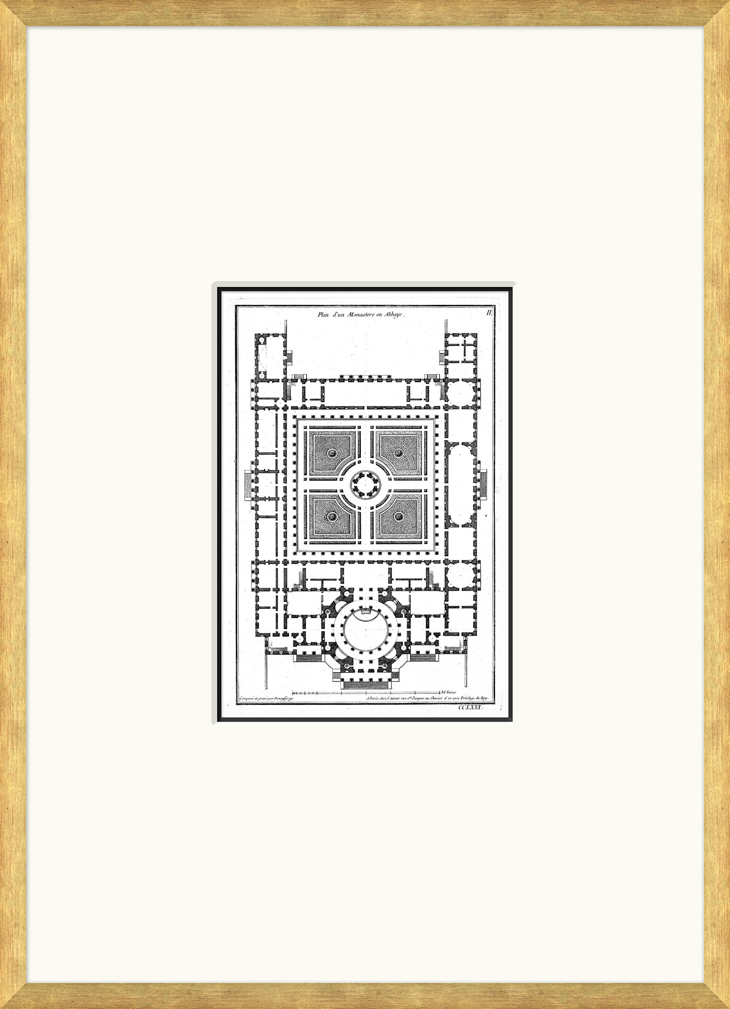 Soicher Marin Royal Floor Plans - Framed on Paper Print (C) | Wayfair
