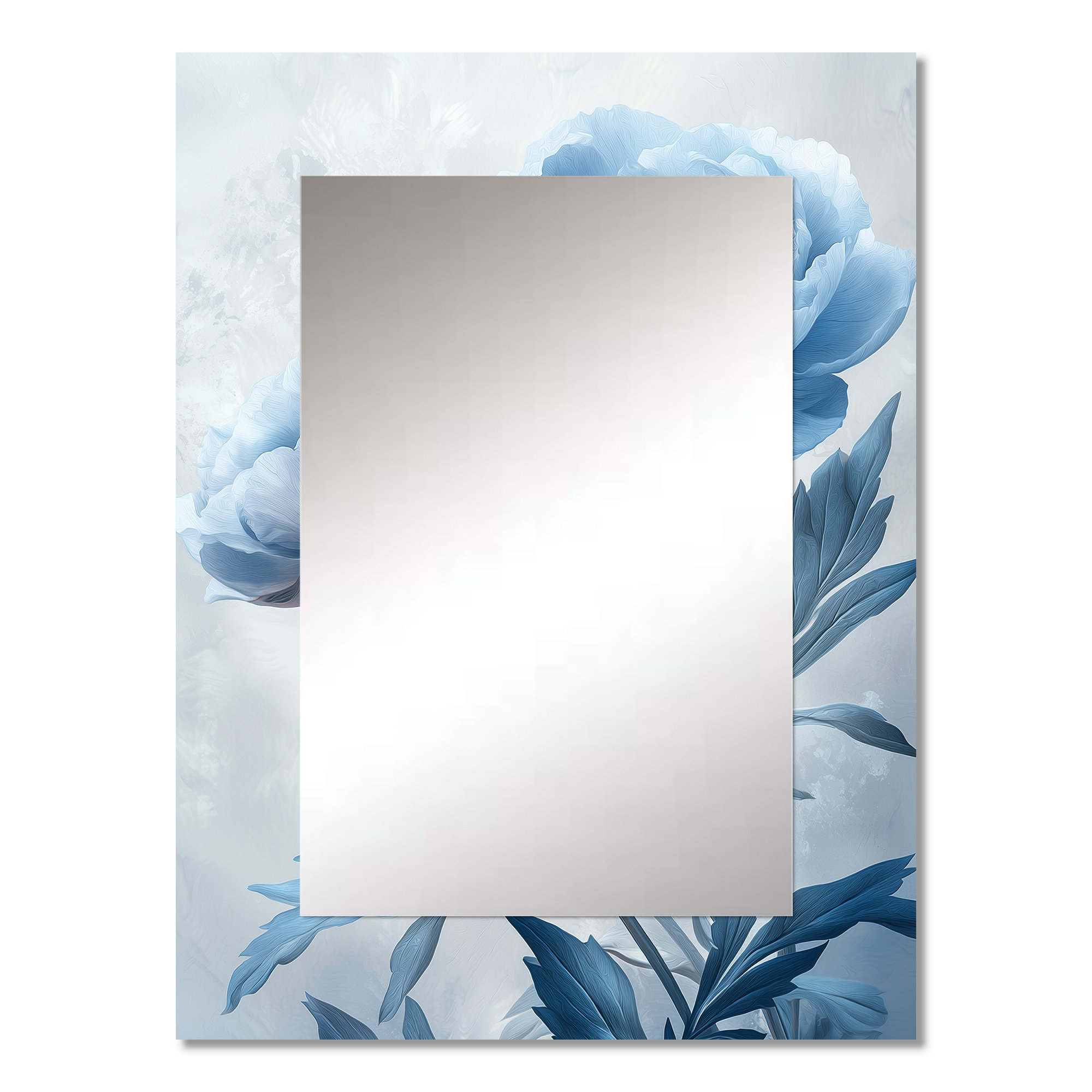 Latitude Run® Blue Velvet Peonies Blooms III - Blue Traditional Wall ...