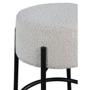 Latitude Run® Upholstered Counter Stool with Metal Frame & Reviews ...