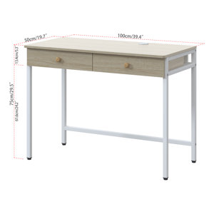 Mercer41 Metal Base Writing Desks & Reviews | Wayfair