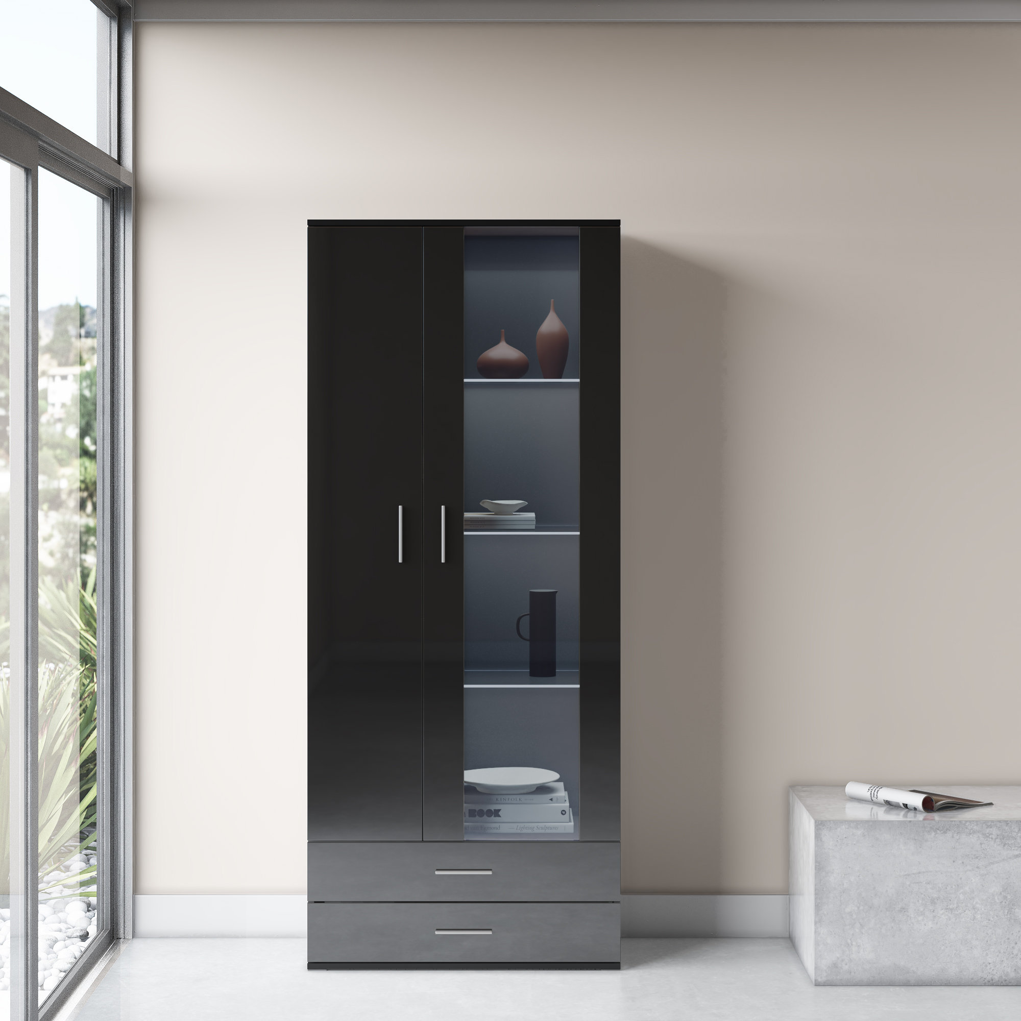 Orren Ellis Sabala Storage Bookcase & Reviews | Wayfair