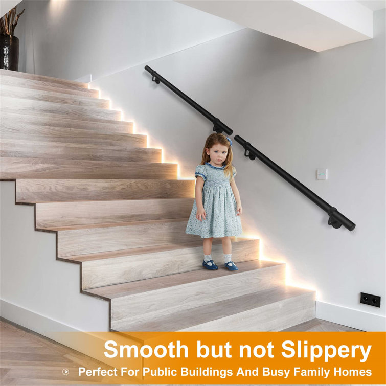 Extension 3.3FT Stair Railing Steel Hand Railings for Stairs Indoor ...