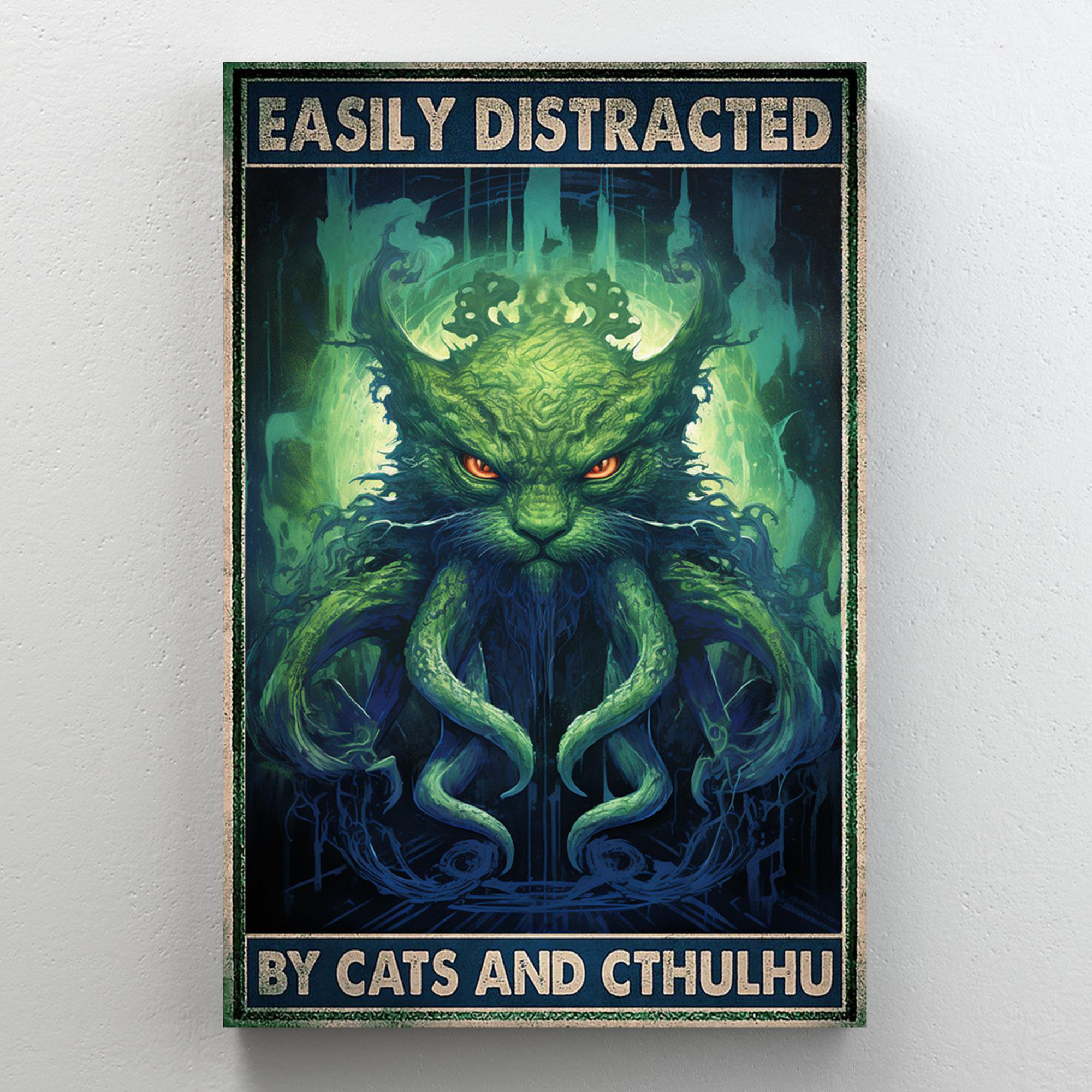 Trinx Easily Distracted By Cats And Cthulhu - 1 Piece Re Easily ...