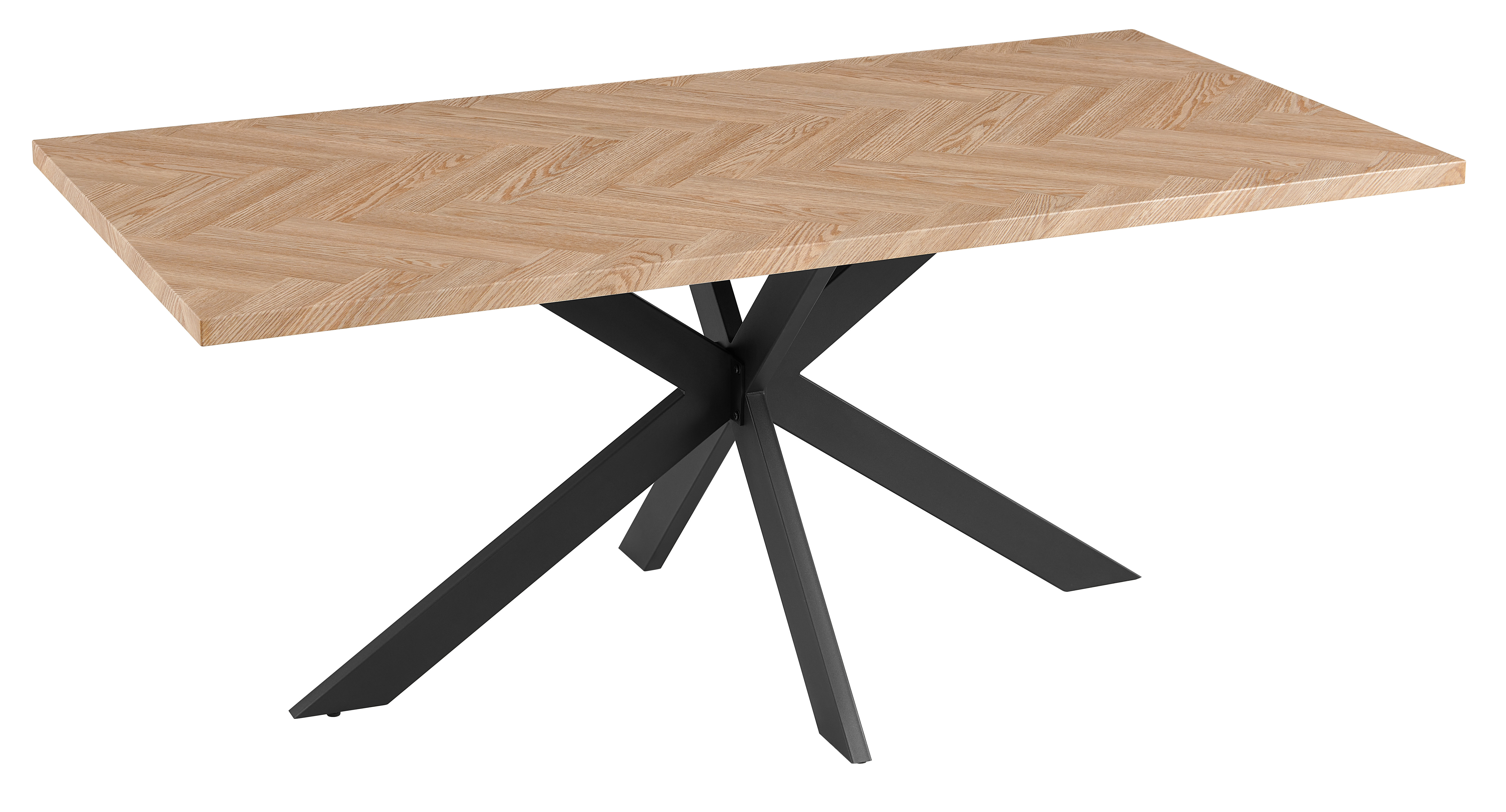 George Oliver 71" Modern Rectangular Dining Table – Unique X-Frame ...