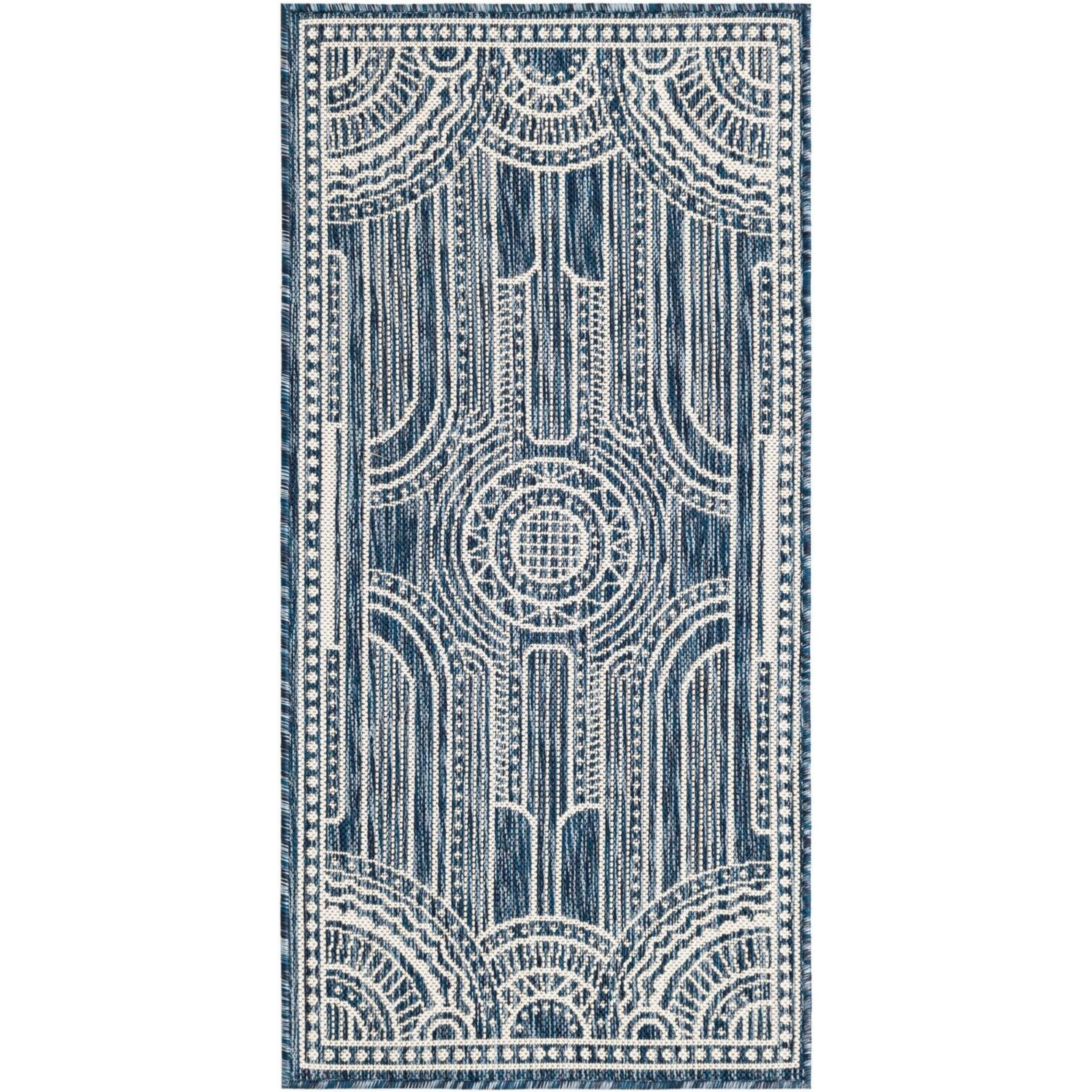 Bungalow Rose Contemporary Huitt Runner Rug Blue Color | Wayfair