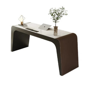 Splendor Furniture Luxury Modern Work Table Drawers Computer Console ...