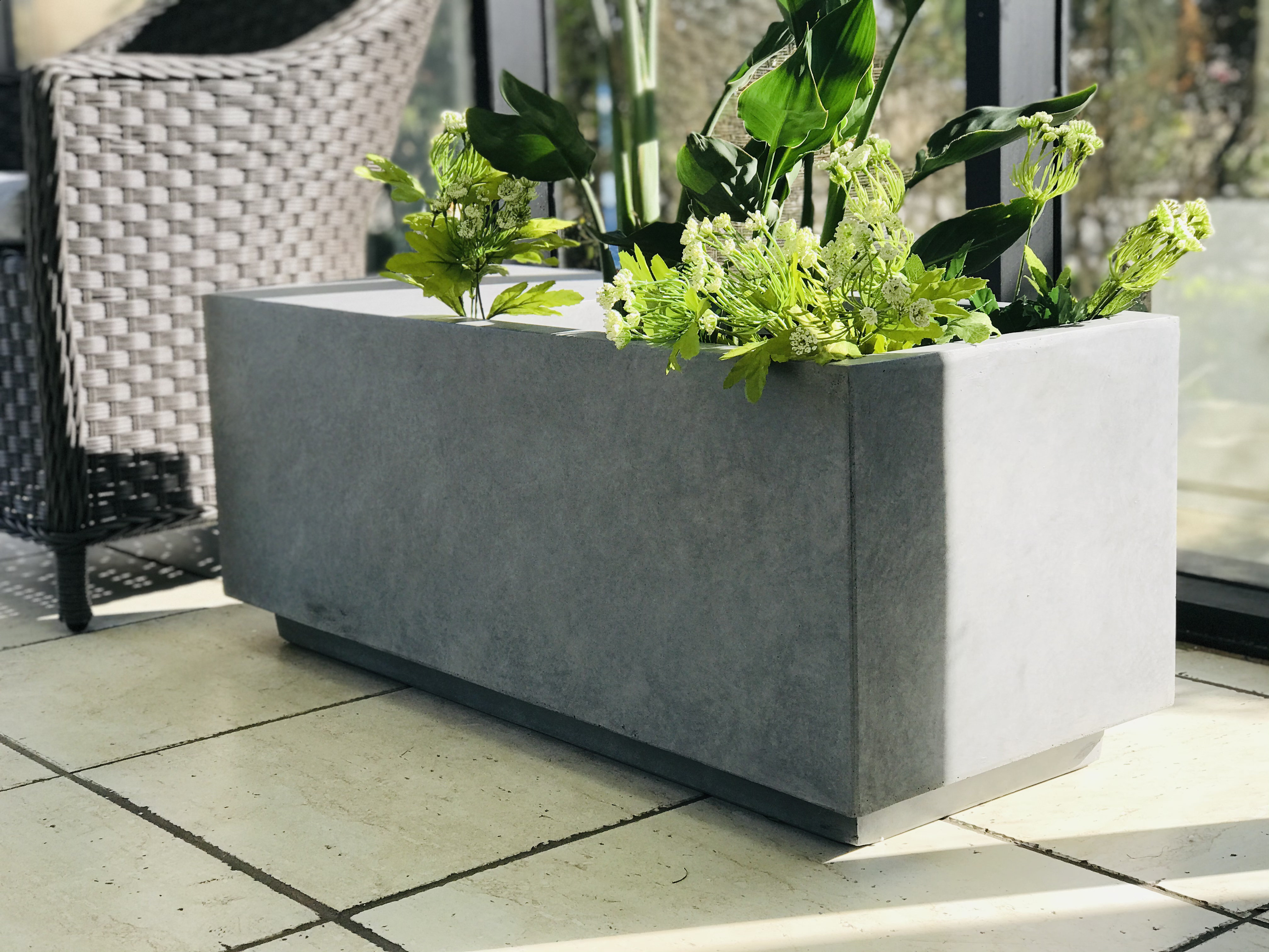 17 Stories Concrete Planter Box - Wayfair Canada