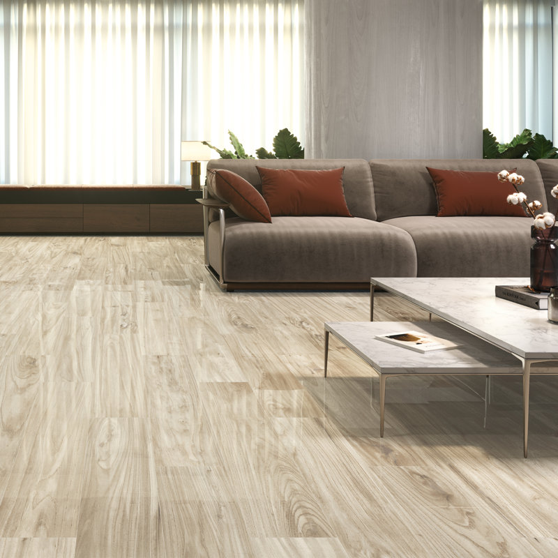 Supreme Tile Spazio 8" x 48" Porcelain Fabric Look Wall & Floor Tile ...