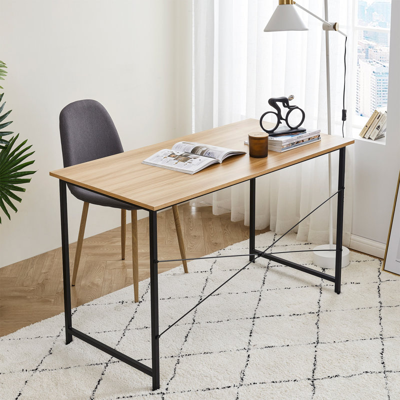 DormCo Suprima® Beech Modern Minimalist Desk | Wayfair