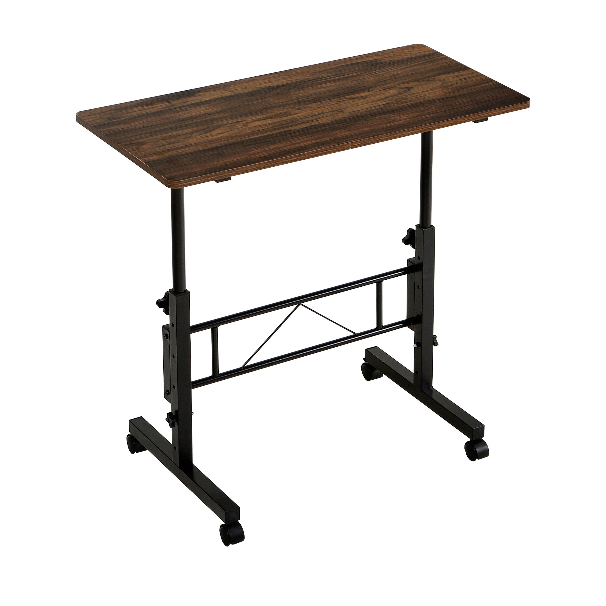 Inbox Zero Normia Small Standing Desk Adjustable Height, Mobile Stand ...