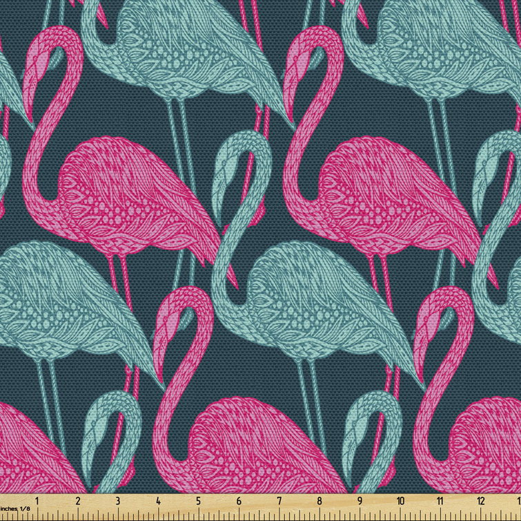 East Urban Home Chantai Exotic Birds Multi-Purpose Fabric | Wayfair.co.uk