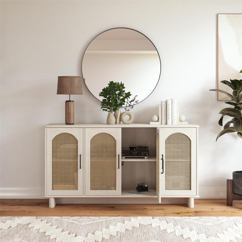Ebern Designs Eerik Multi Use Console for 65" TVs & Reviews | Wayfair