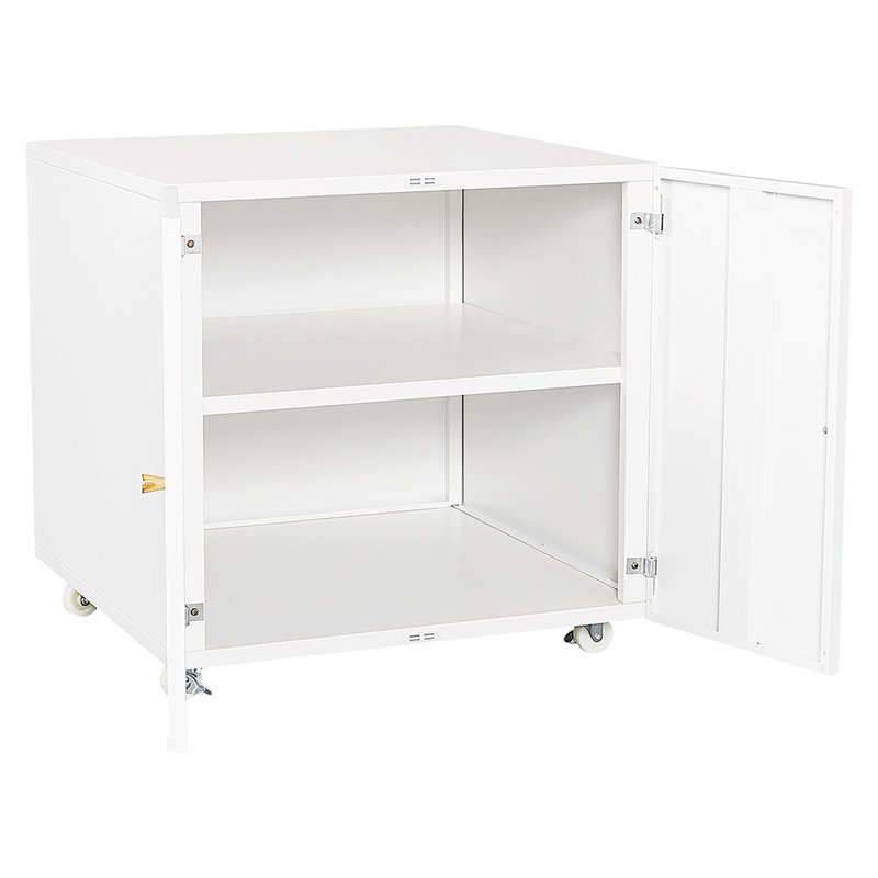 Ebern Designs Graylen Metal Printer Stand with Storage Mobile Printer ...