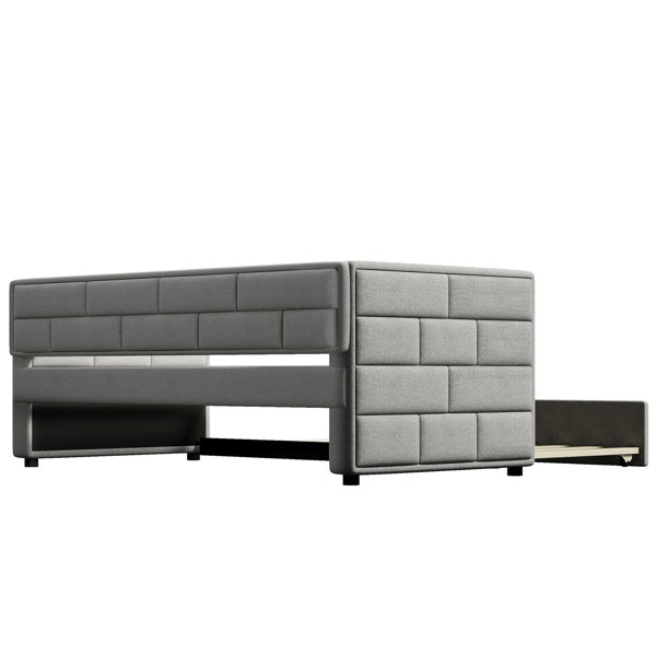 Latitude Run® Jeyline Twin Daybed with Trundle | Wayfair