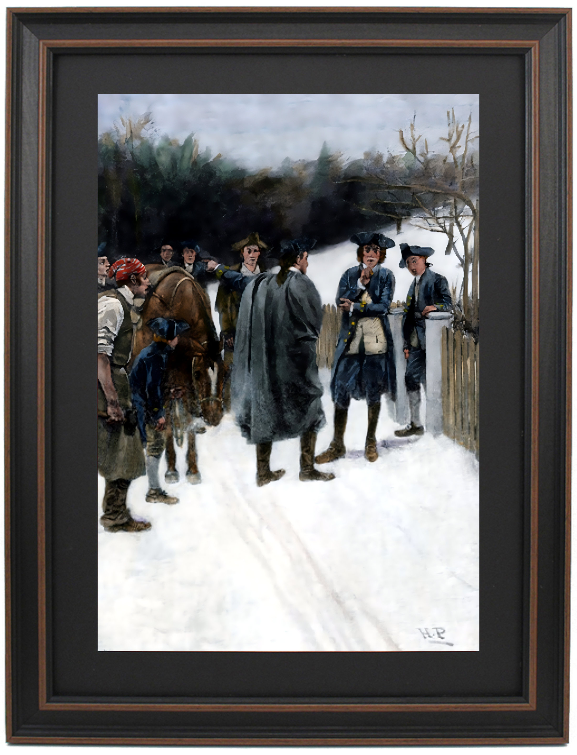 Lark Manor™ Paul Revere Warning John Sullivan Of British Threat At Fort ...