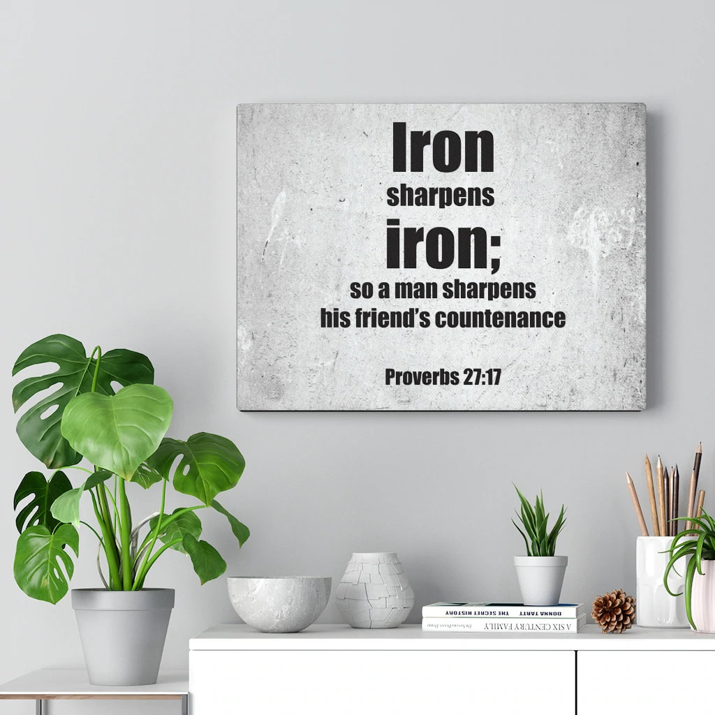 Express Your Love Gifts Iron Sharpens Iron Proverbs 27:17 Christian ...