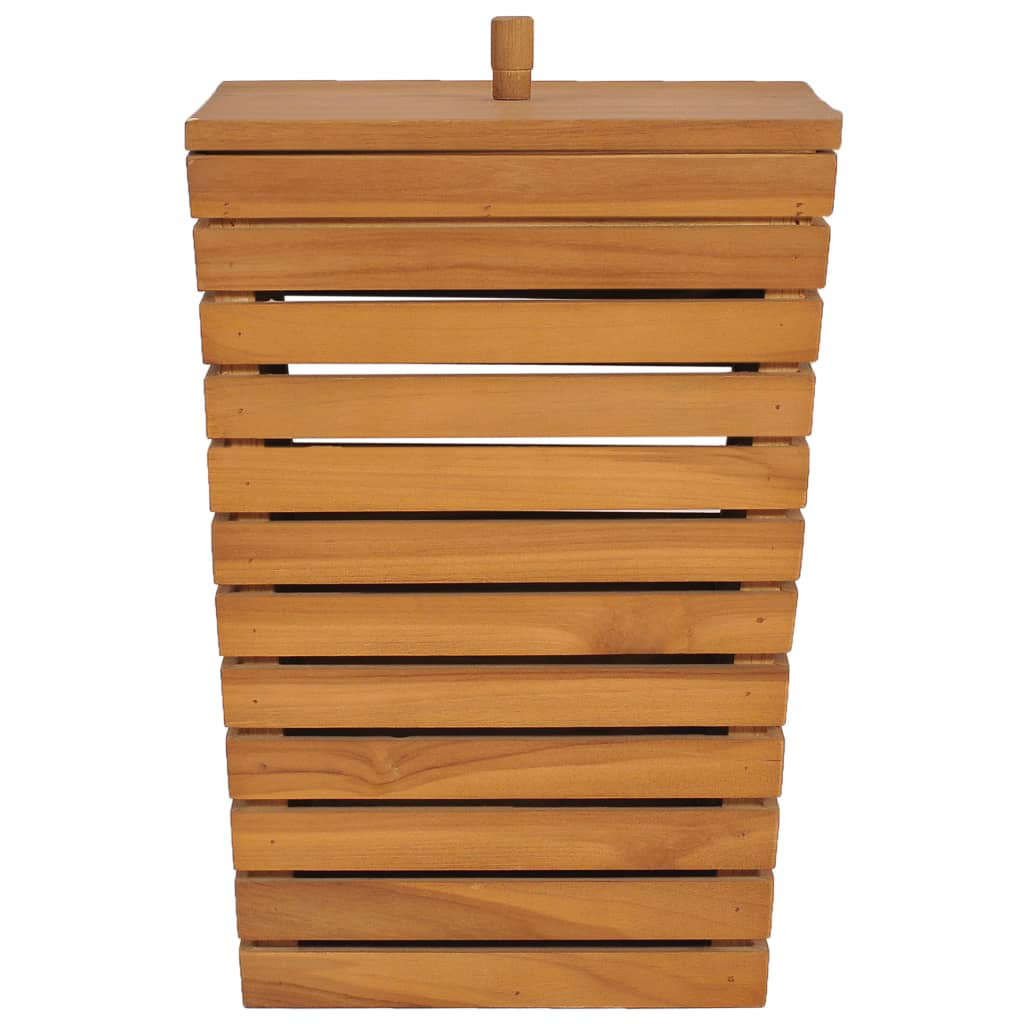 Loon Peak® Solid Teak Wood Laundry Basket | Wayfair