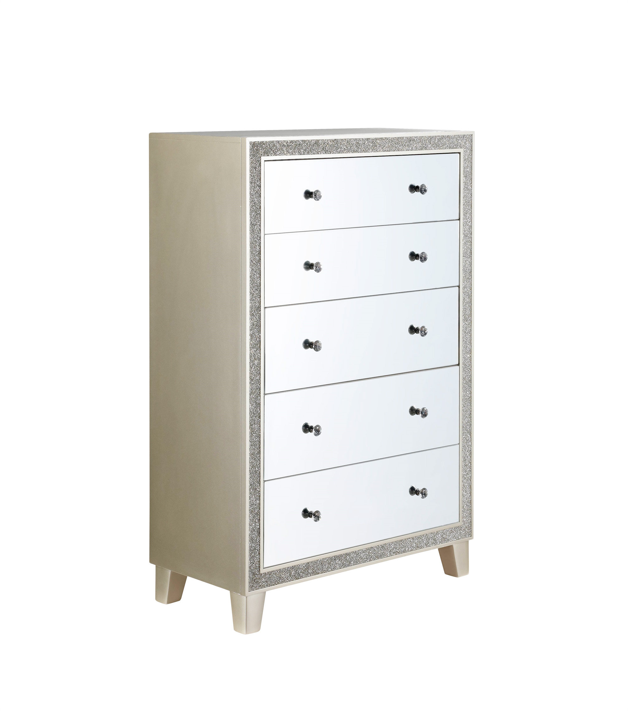 Mercer41 Sliverfluff Mirrored & Champagne Finish Chest - Wayfair Canada