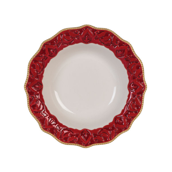 Fitz and Floyd Renaissance Holiday 4-Piece Stoneware Place Setting ...