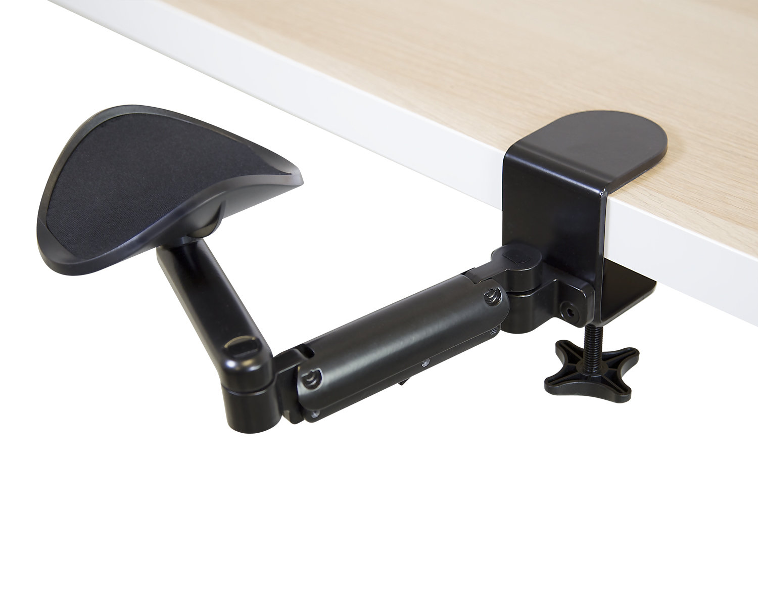 Mount-It! Height Adjustable Computer Arm Rest for Desk, Full Motion Elbow Support with Clamp-On ...