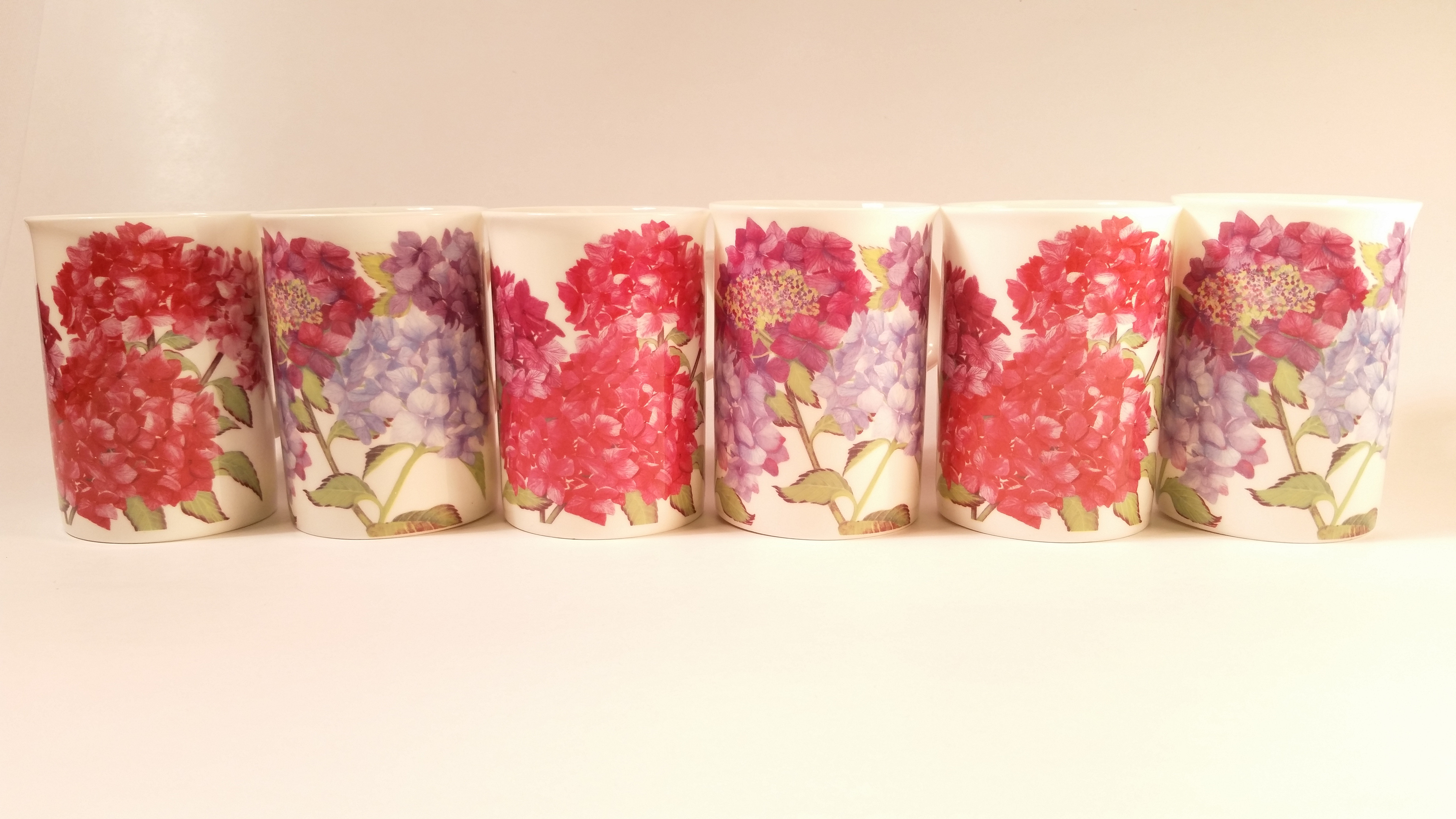 August Grove Jody 6 Piece Bone China Coffee Mug Set | Wayfair