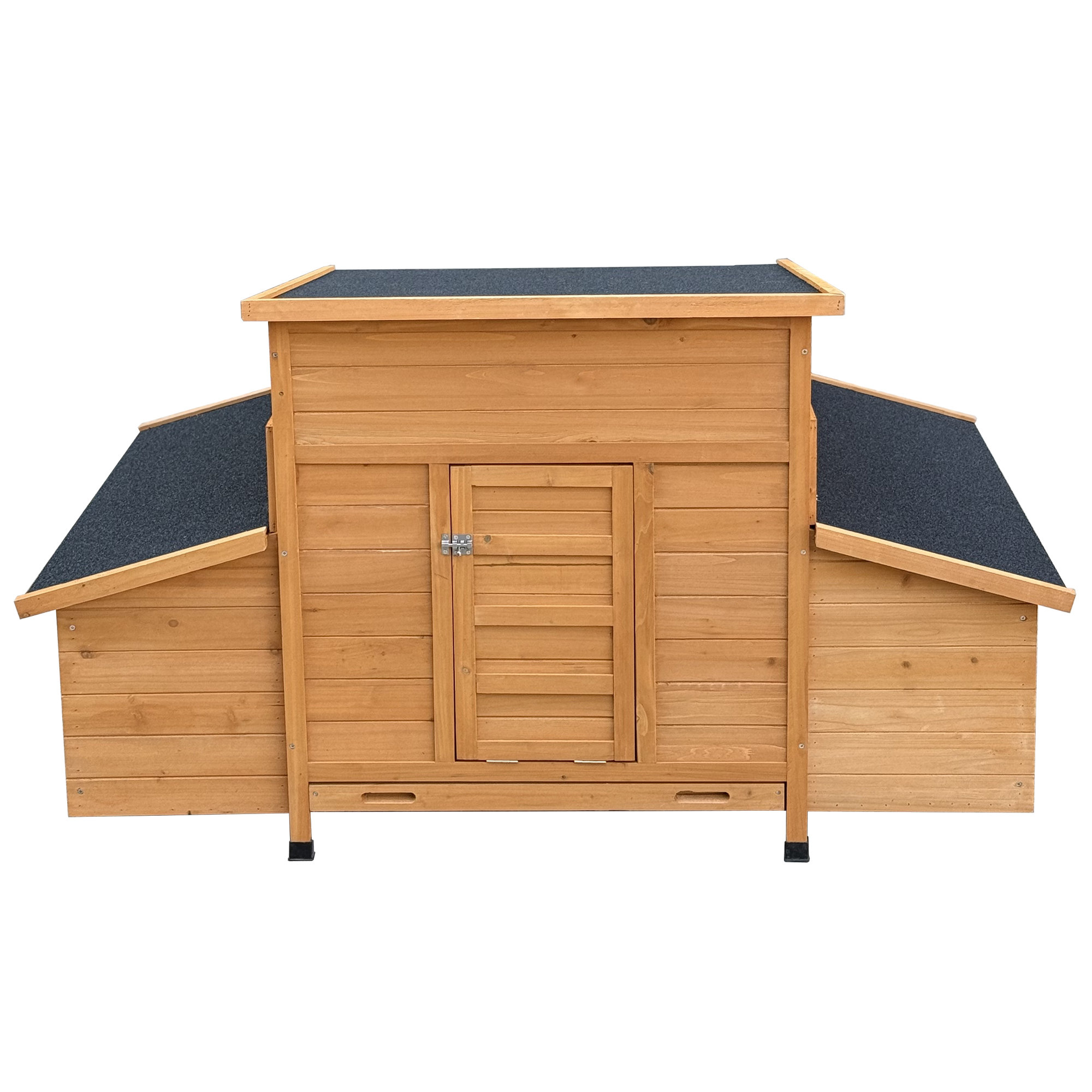 Archie & Oscar™ Chicken Coop, 55" Large Wooden Chicken Hutch with 6 ...