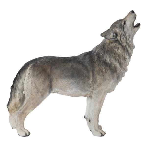 Hi-Line Gift Ltd. Standing Howling Wolf Statue & Reviews | Wayfair